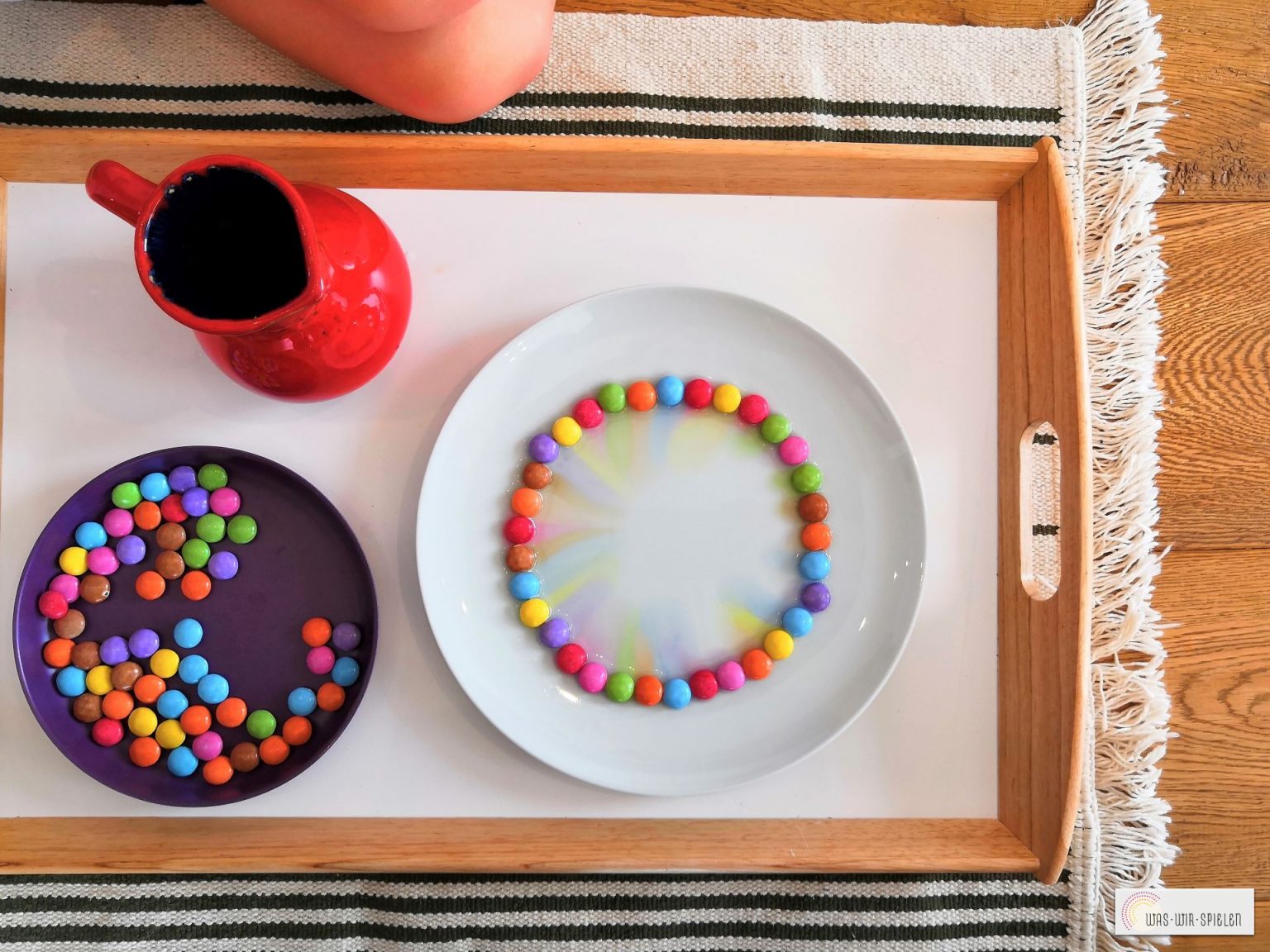 Regenbogen Smarties – Experiment - waswirspielen.com