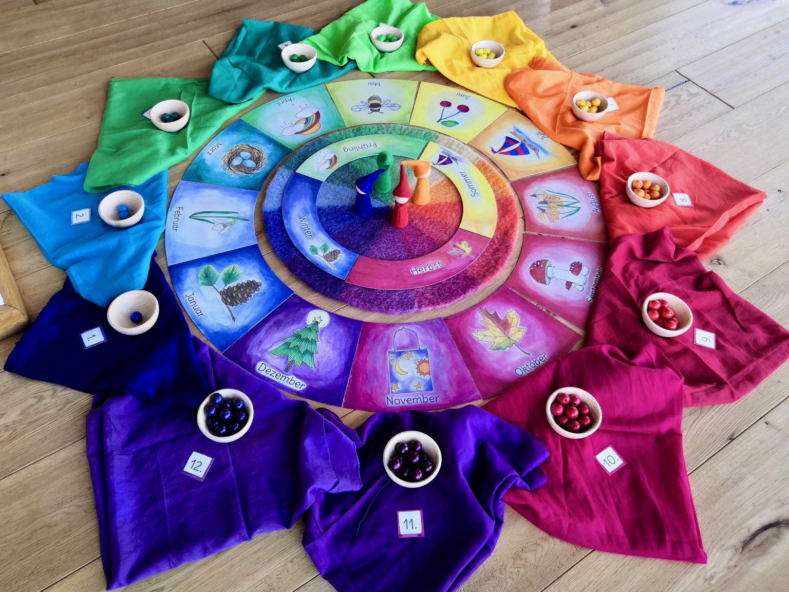 Kreative Ideen mit dem Farbenkreis - Material - waswirspielen.com